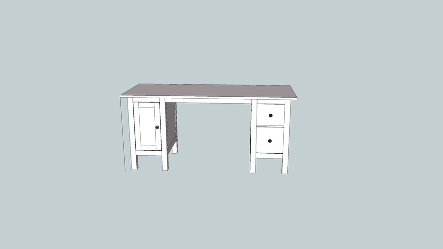 Hemnes Schreibtisch | 3D Warehouse