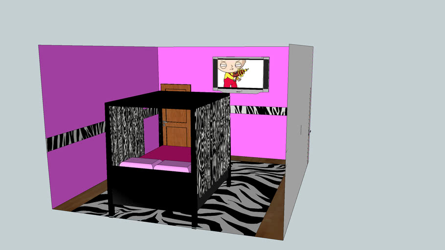 Model of basic interior design for my bedroom | 3D Warehouse
