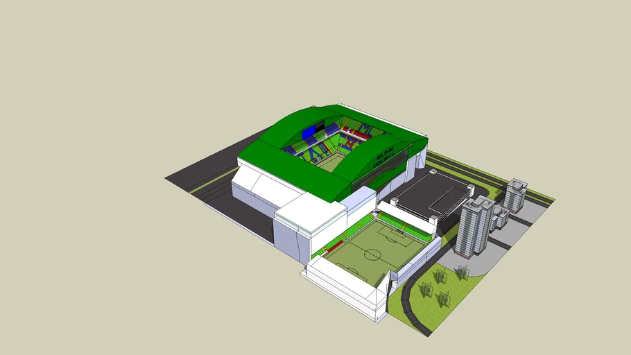 Carlow Arena - Meltham Carlow FC Competition | 3D Warehouse