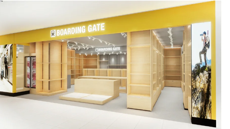 Retail Shop Boarding Gate | 3D Warehouse