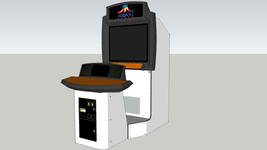 Generic arcade cabinet- Atari Showcase 33' | 3D Warehouse