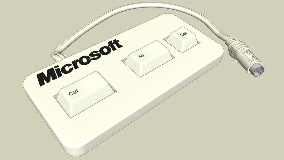 Microsoft Special Edition Keyboard | 3D Warehouse