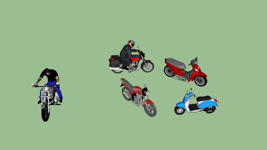 Motos 1 | 3D Warehouse