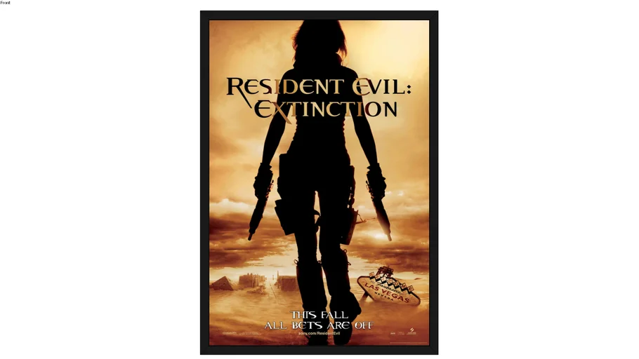 Resident Evil: Extinction Poster | 3D Warehouse