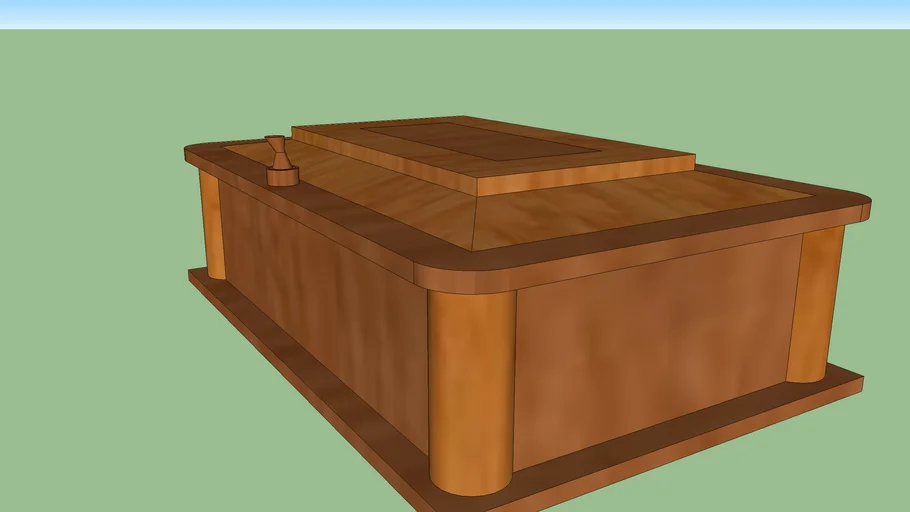 Jewelry box with pillar. | 3D Warehouse