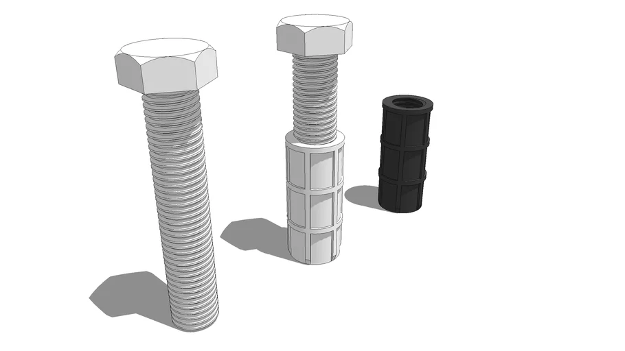 Bolt & Nut 0003 | 3D Warehouse