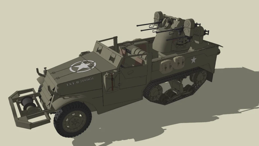 M16 Halftrack | 3D Warehouse
