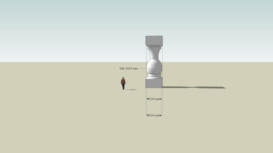 Classical Baluster | 3D Warehouse