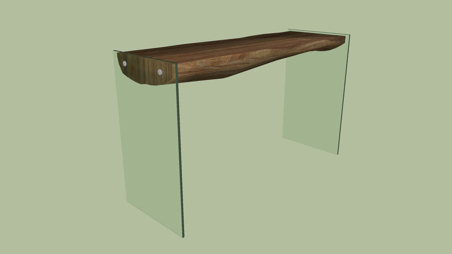 Virtual Staging - Glass console table | 3D Warehouse