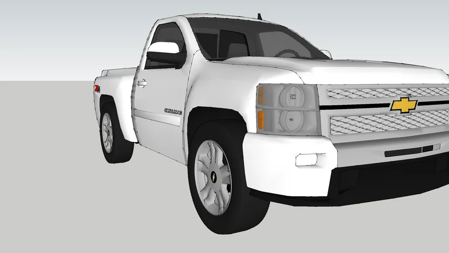 2012 Chevrolet Silverado 5.3 Z71 (Stepside concept) | 3D Warehouse