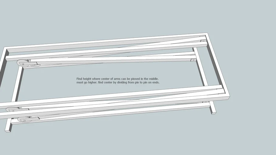 Adjustable Height Table | 3D Warehouse