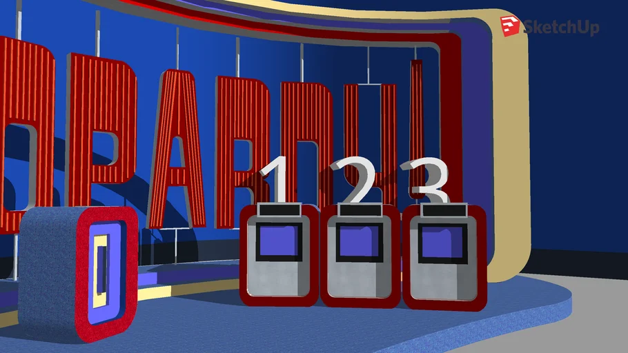 Copy of 1981-1984 Jeopardy! set | 3D Warehouse