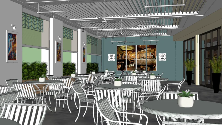 Resto design with Pergola | 3D Warehouse