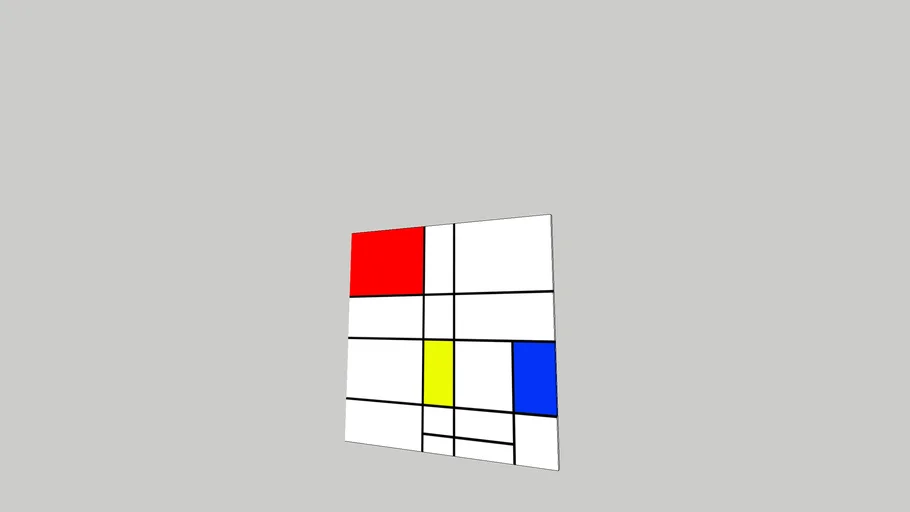 mondrian | 3D Warehouse