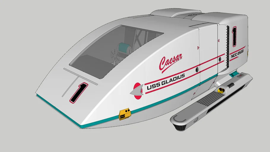 Star Trek Type 3B Shuttlecraft - Caesar | 3D Warehouse