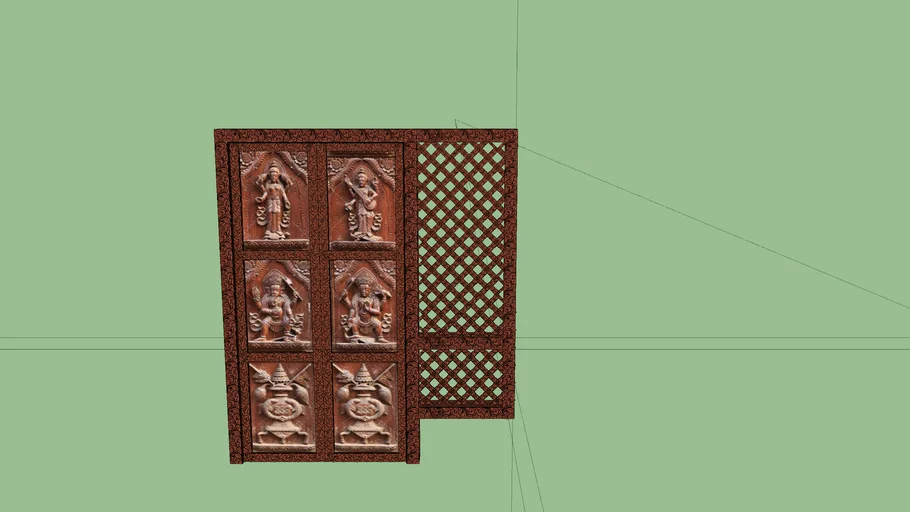 Carving Door | 3D Warehouse