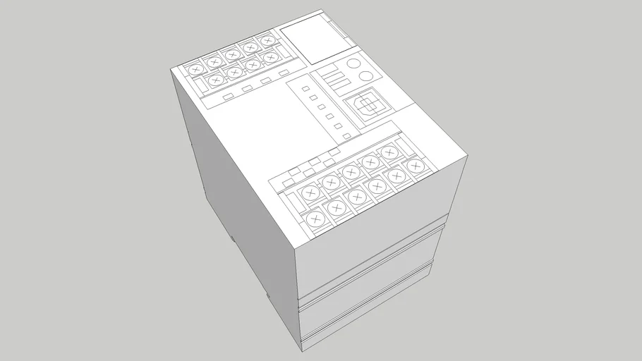omron PLC CP1E_E10DR_A | 3D Warehouse