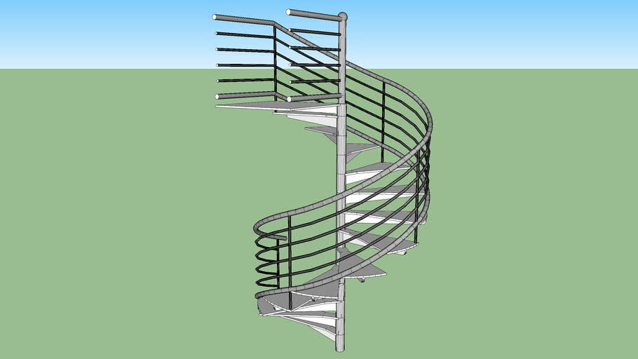 Spiral staircase 3 | 3D Warehouse