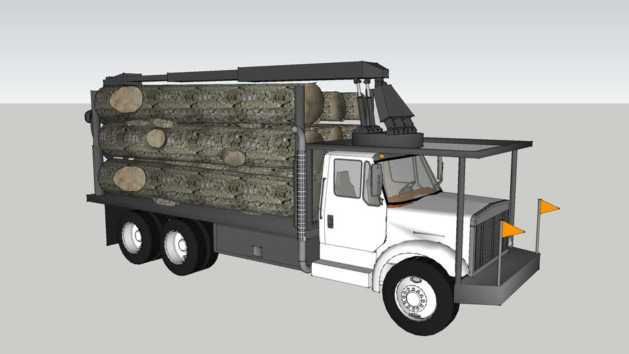 logging truck | 3D Warehouse