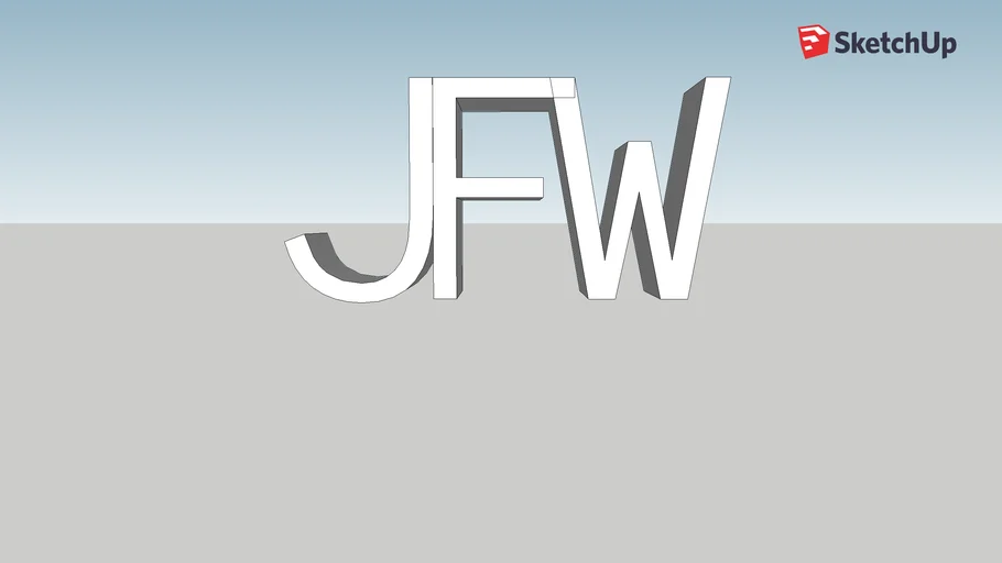 JFW initials | 3D Warehouse