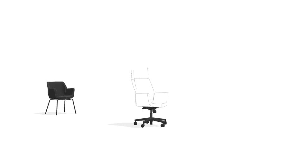 Coalesse Bindu Executive chair | 3D Warehouse