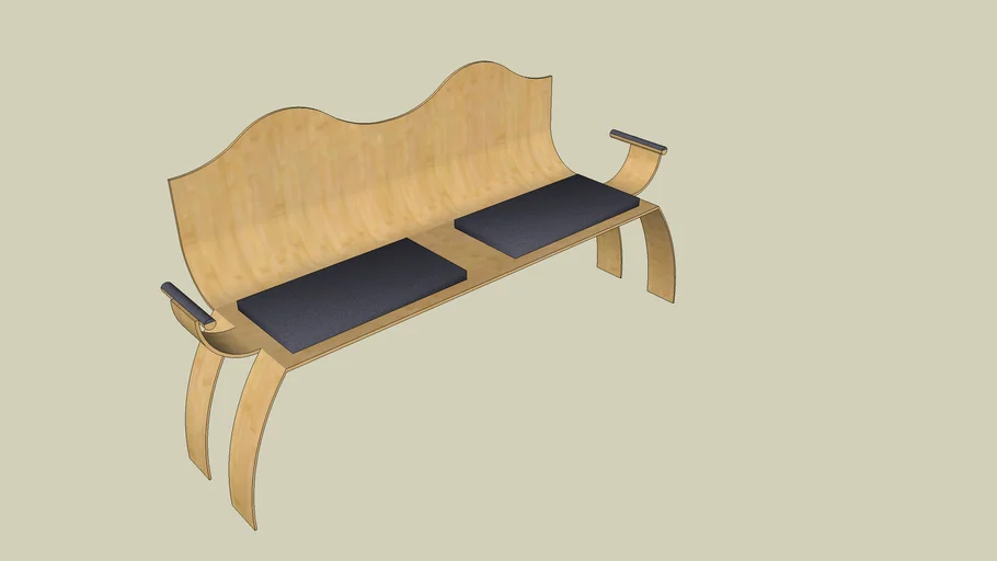 modern 2 seater sofa | 3D Warehouse