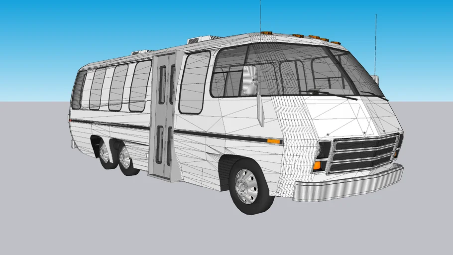1976 GMC Transmode (main bus variant) | 3D Warehouse