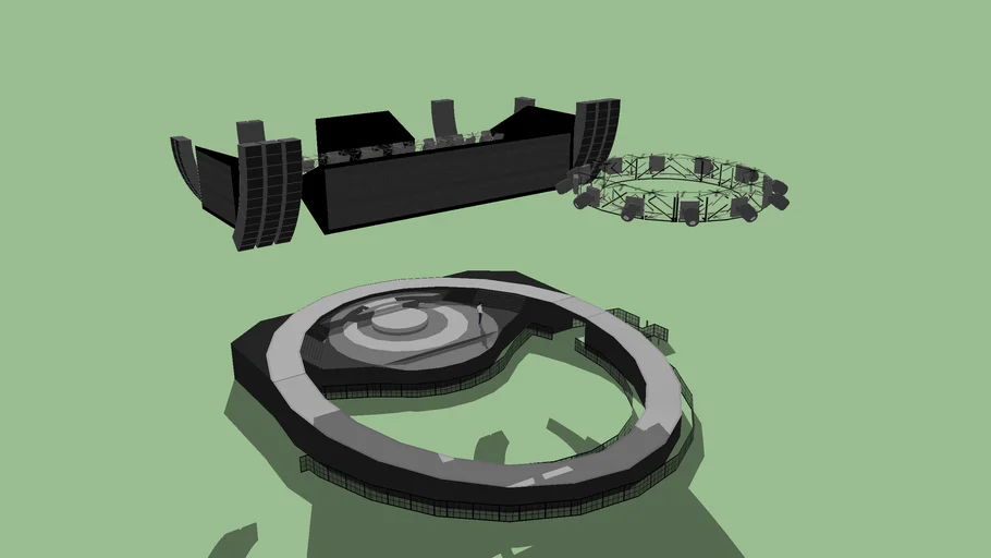 U2 Vertigo tour stage (Indoor) | 3D Warehouse