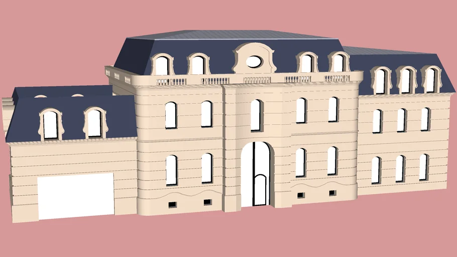 french house in stone | 3D Warehouse