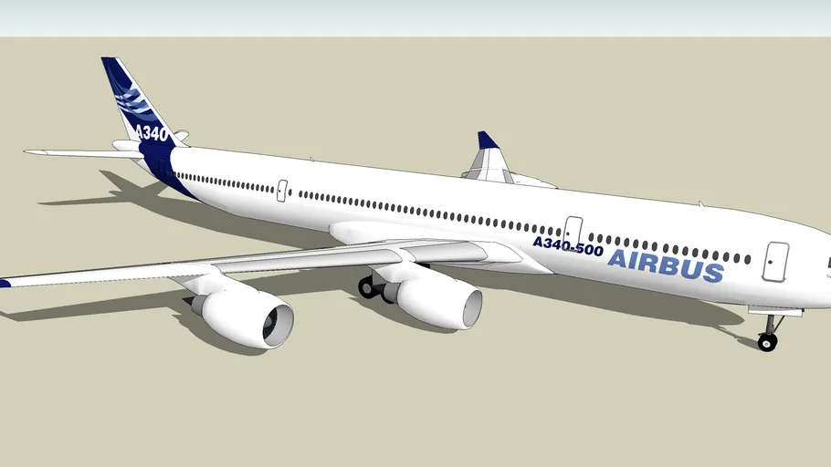 Airbus A340-500 | 3D Warehouse