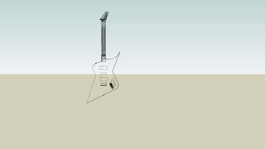 Wireframe Guitar | 3D Warehouse