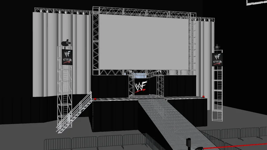 WWF Raw Is War | 3D Warehouse