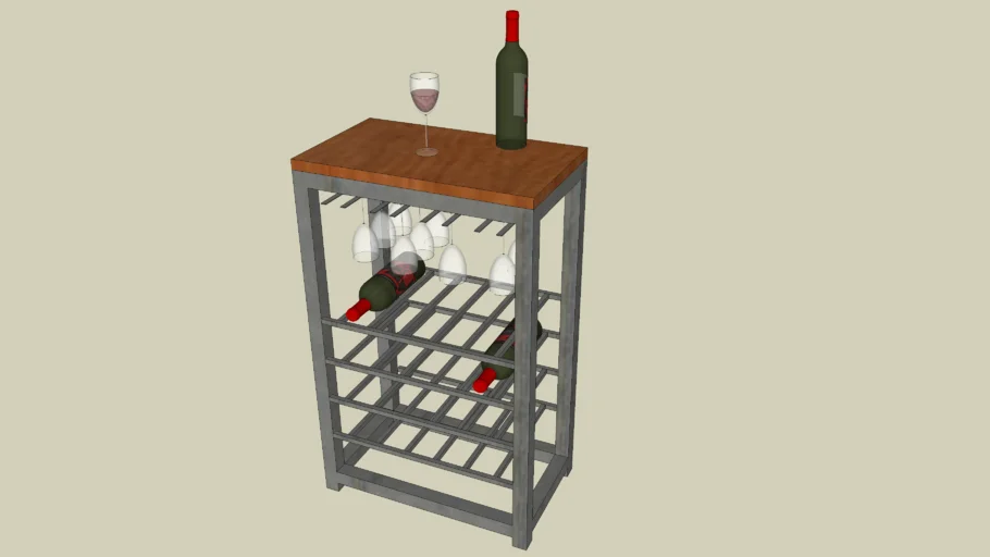Wine Rack | 3D Warehouse