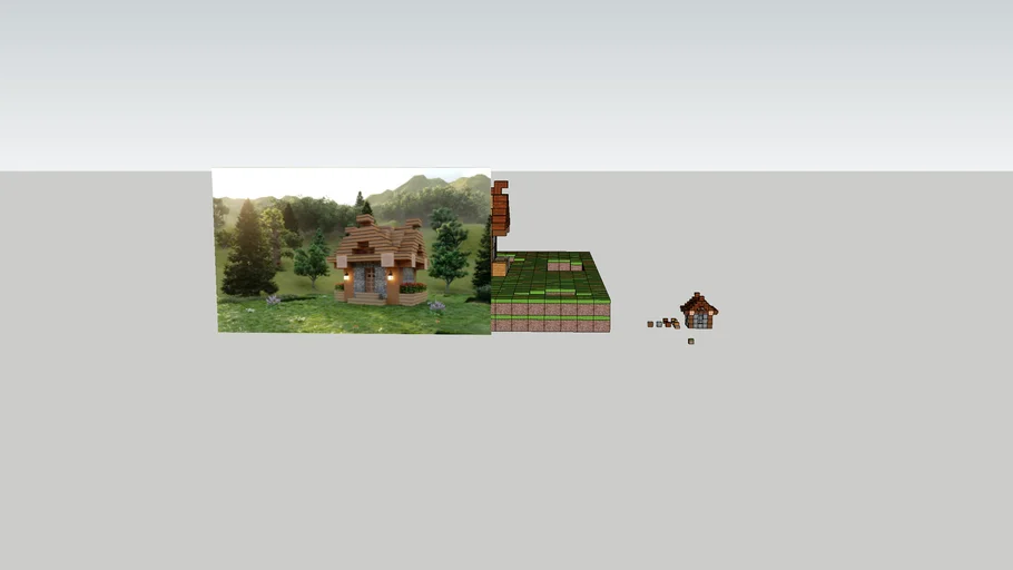 Minecraft House | 3D Warehouse