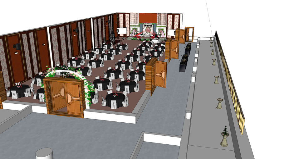 novotel wedding ballroom | 3D Warehouse