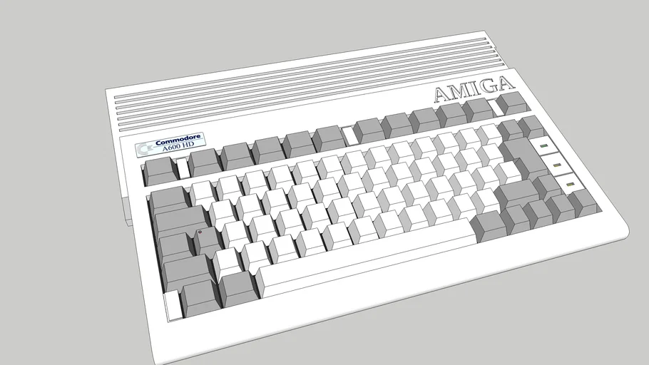 Commodore Amiga 600 | 3D Warehouse