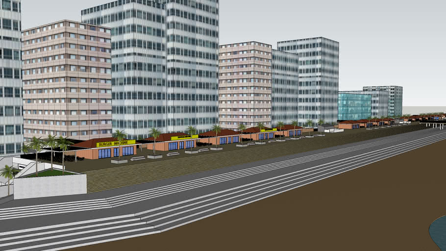 DESIGN CONCEPT OF A BAYWALK | 3D Warehouse