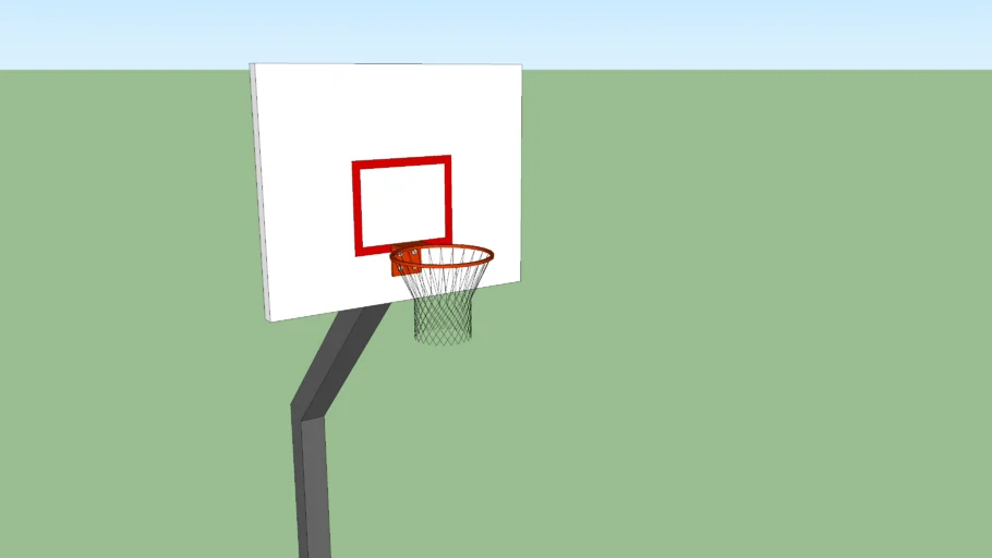 outdoor basketball hoop | 3D Warehouse