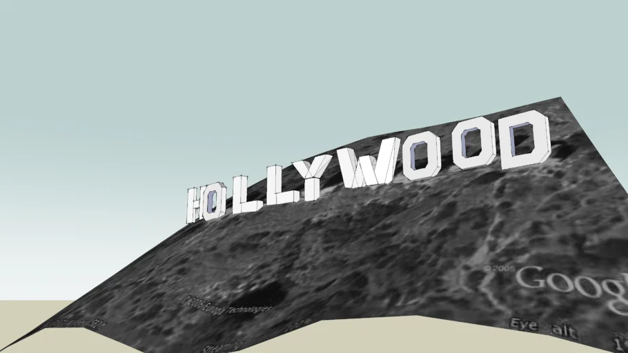 Hollywood Sign | 3D Warehouse