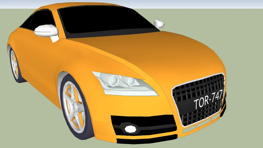 Audi TT orange | 3D Warehouse