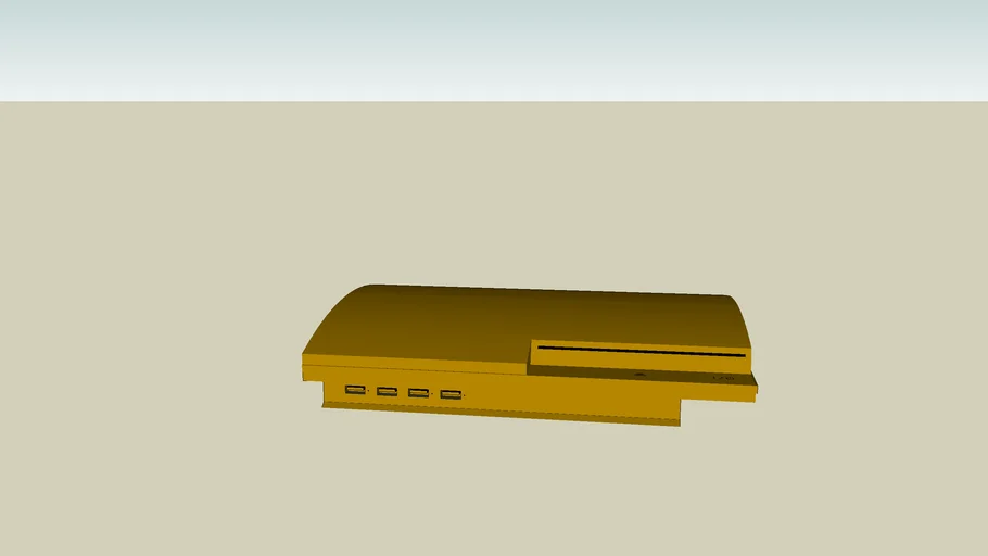 golden ps3 | 3D Warehouse