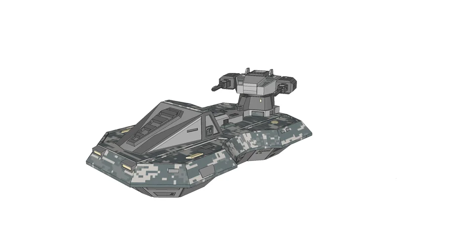 Enforcer Hover Tank -Camo version- | 3D Warehouse