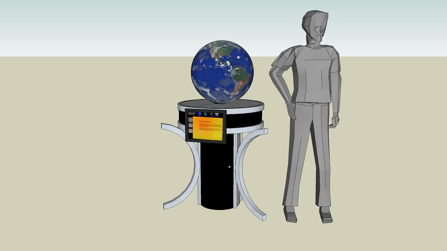 Magic Planet Stand Concept Drawing | 3D Warehouse