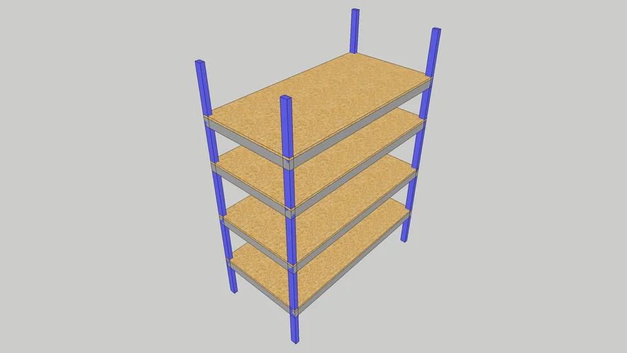 Large racking | 3D Warehouse