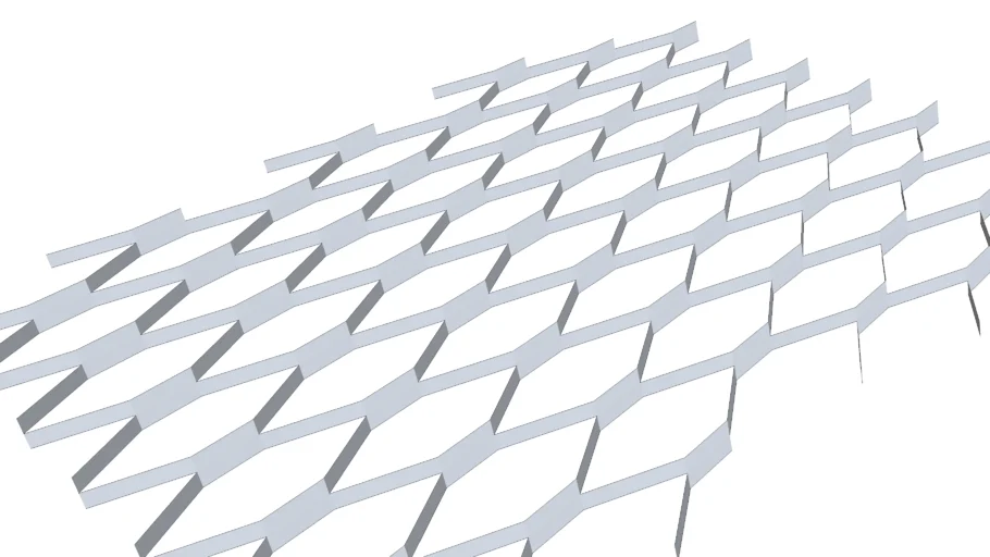 Expanded Diamond Lath | 3D Warehouse