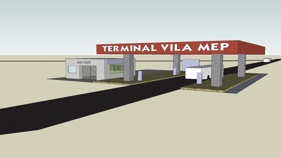 Terminal de Onibus - Bus Terminal | 3D Warehouse