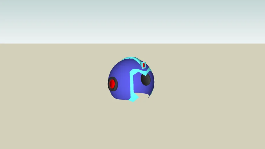 Mega Man helmet | 3D Warehouse