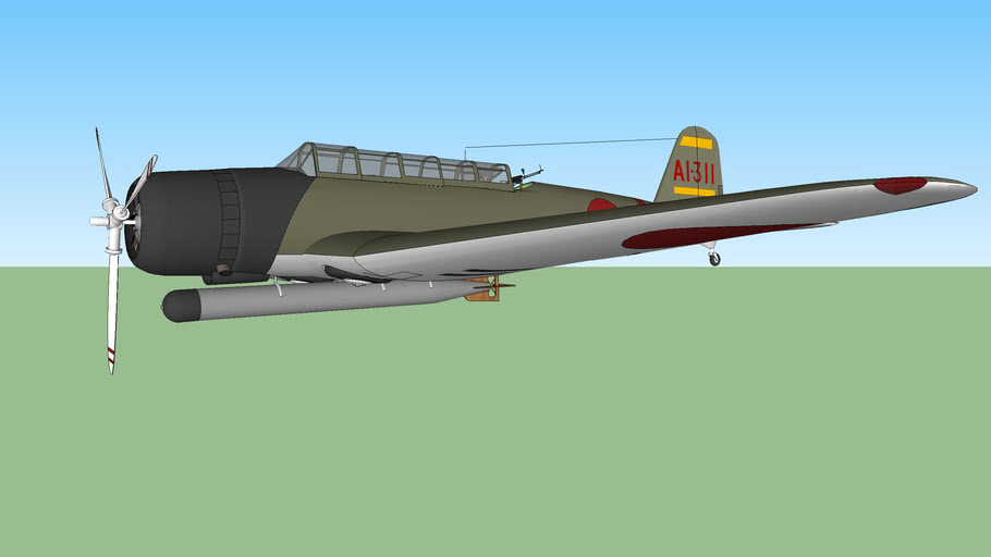 nakajima B5N2 (KATE) | 3D Warehouse