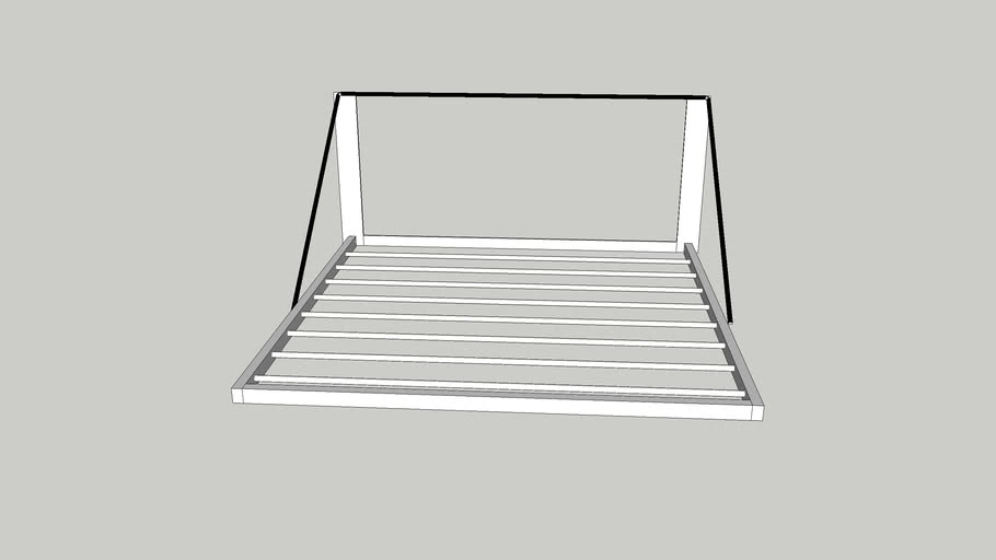 flip up drying rack | 3D Warehouse