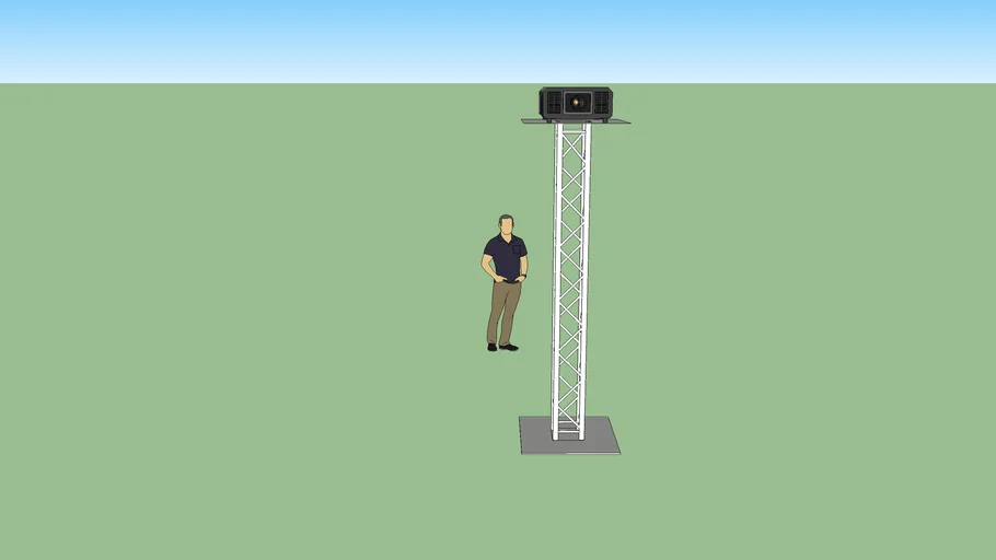 Projector On Truss | 3D Warehouse